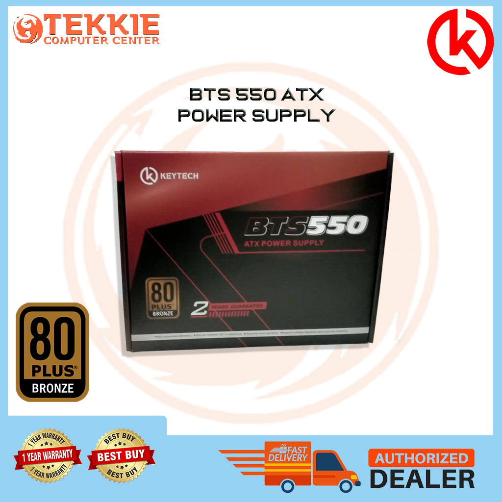 Keytech BTS 650 | 550 | 450 ATX Power Supply | Lazada PH