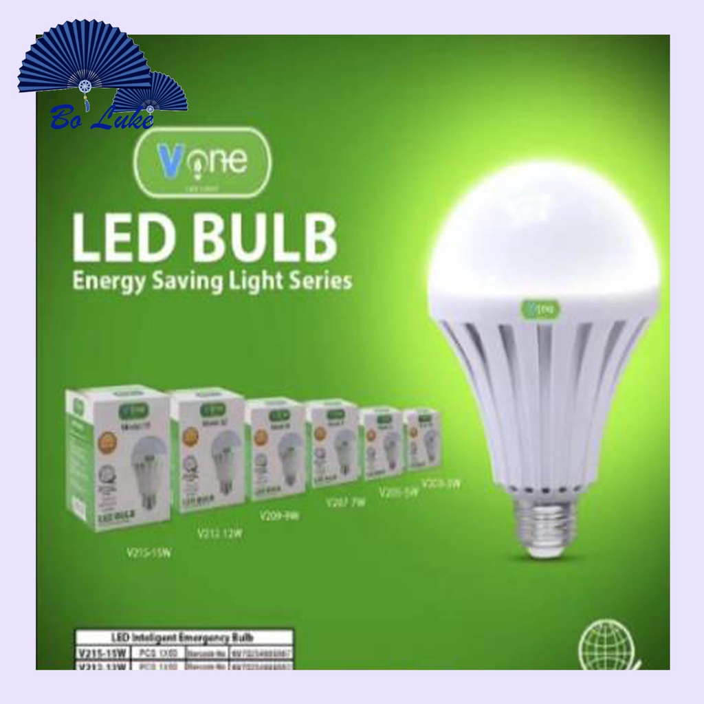 VONE Energy Saving Round E27 LED Light Bulb (3, 5, 7, 9, 12, 15 watts ...