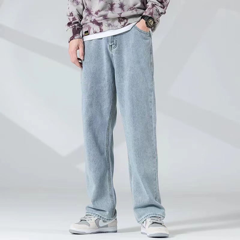 BabyUki Korean Style High Quality Men's Maong Pants Straight Loose ...