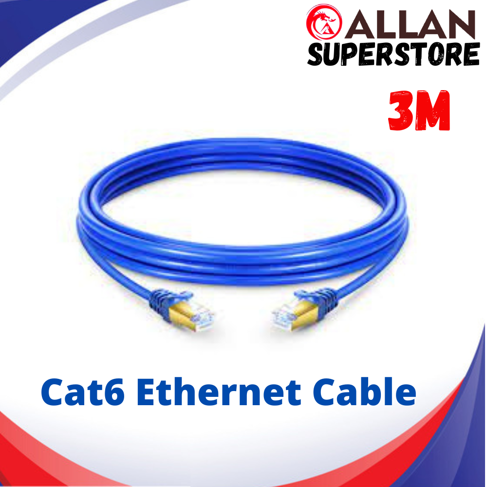 Allan Superstore CAT6 Indoor Cable 3M RJ45 Ethernet Cable Lan Cable ...