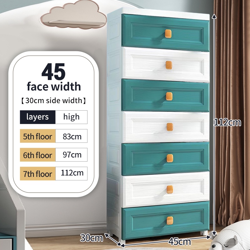 HOT★PoP Drawer cabinet durabox plastic wardrobe clothes storage cabinet ...