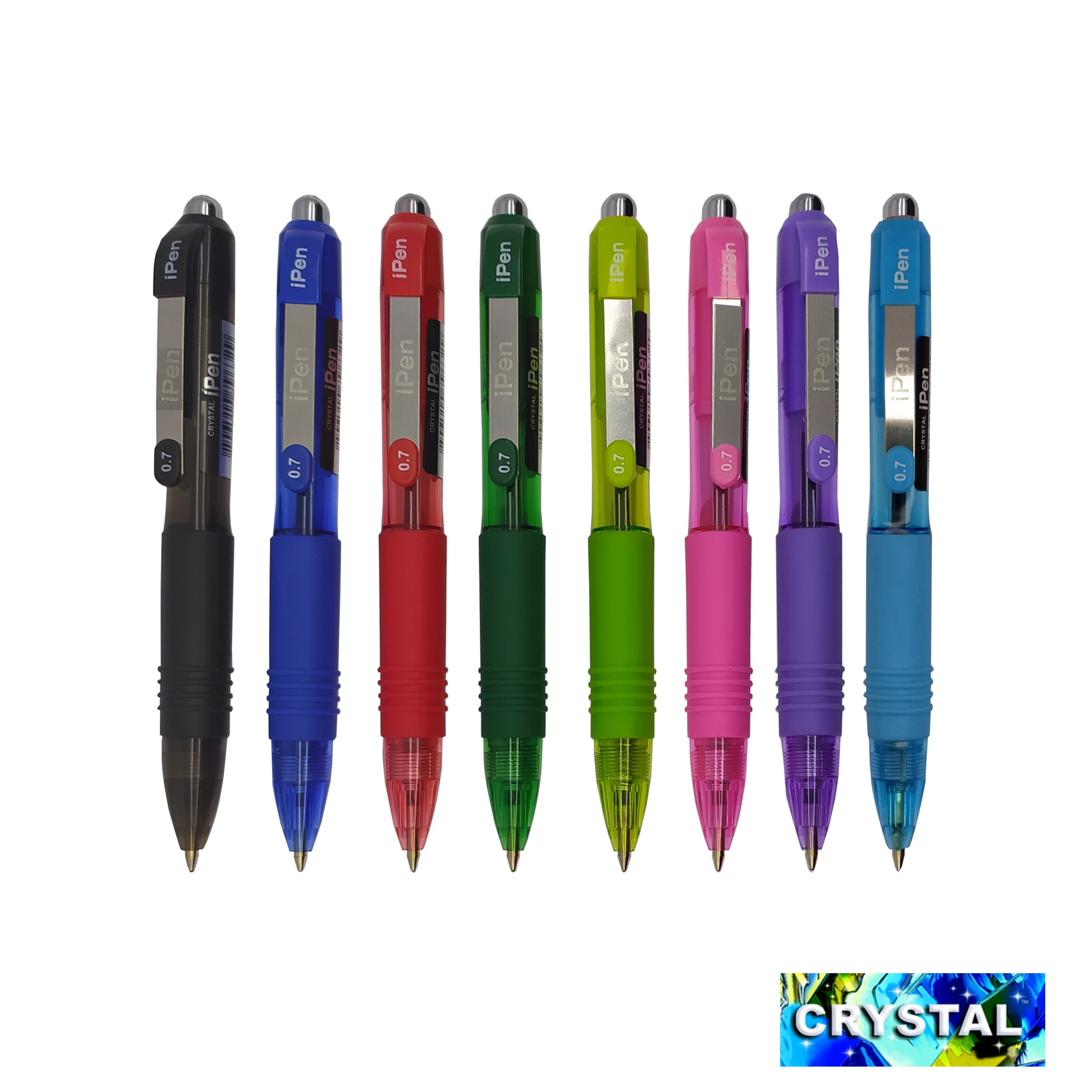 Crystal Mini Ballpen Set 0.7mm 8 Colors iPen (8pcs Set) | Lazada PH