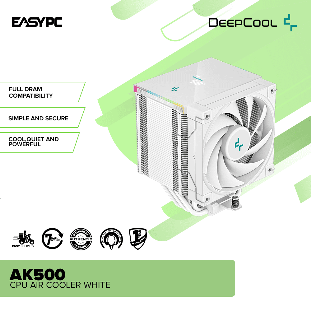 EasyPC | Deepcool AK500 Single Tower / AK500 Digital / AK500 White CPU ...