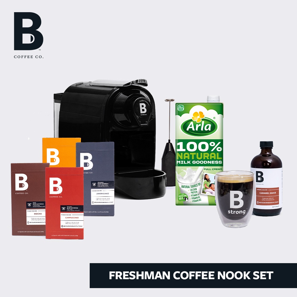 /IUBCC x Arla Coffee Nook Set - Freshman Machine, 4 Capsule Packs ...