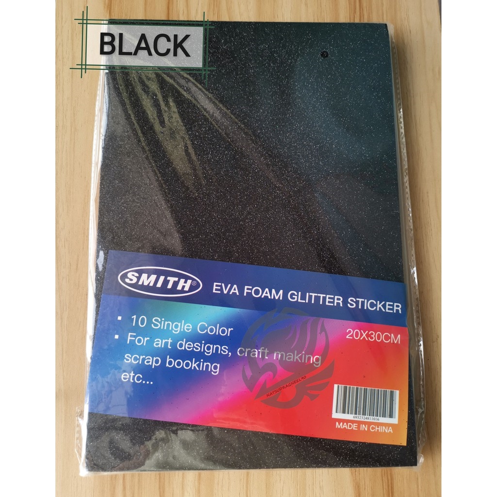 oqhzgm469gv9 Glitter Sponge/Foam Sticker Paper [A4 size][5 10sheets ...