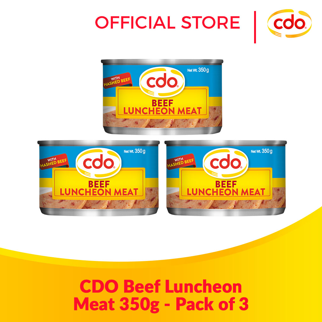 CDO Beef Luncheon Meat 350g - Pack of 3 | Lazada PH
