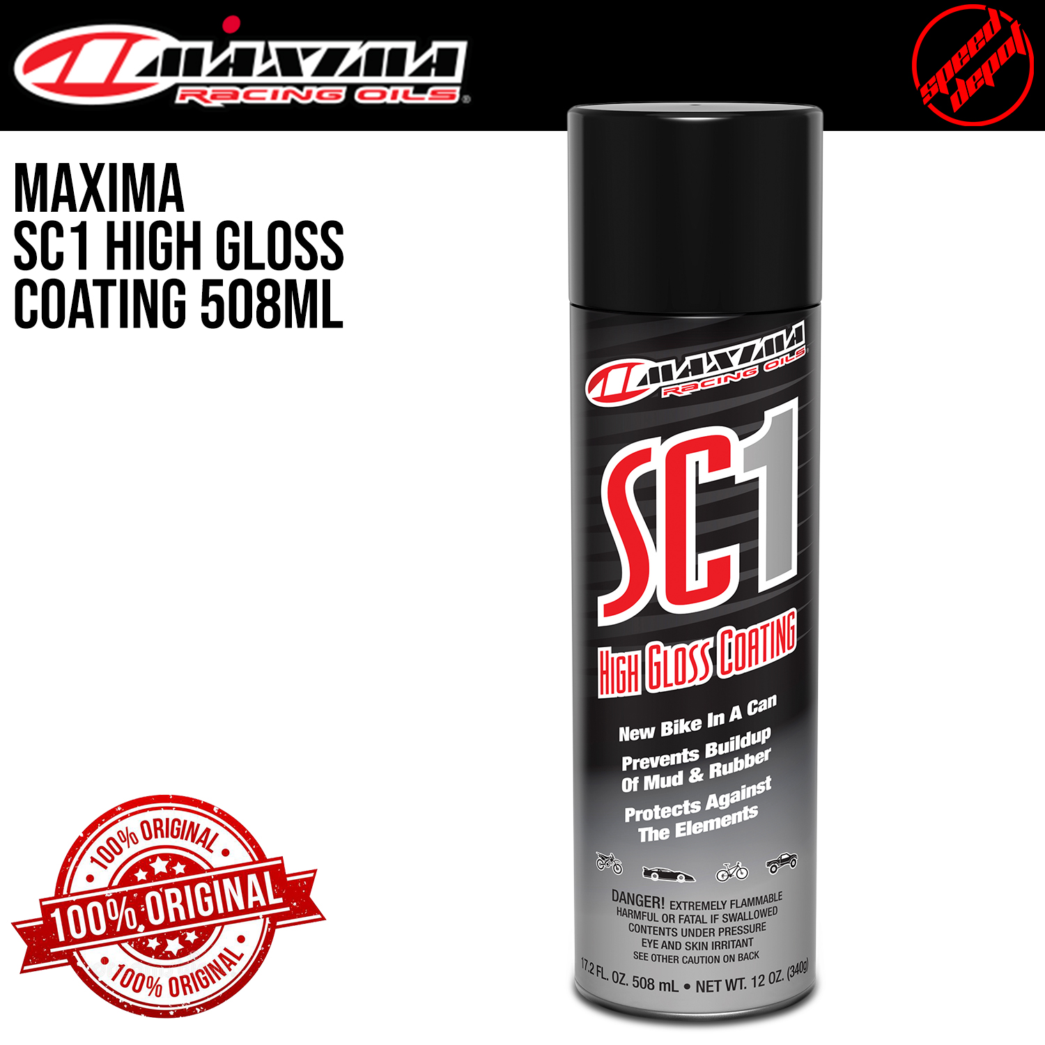 MAXIMA SC1 HIGH GLOSS COATING 508ML | Speed Depot | Lazada PH