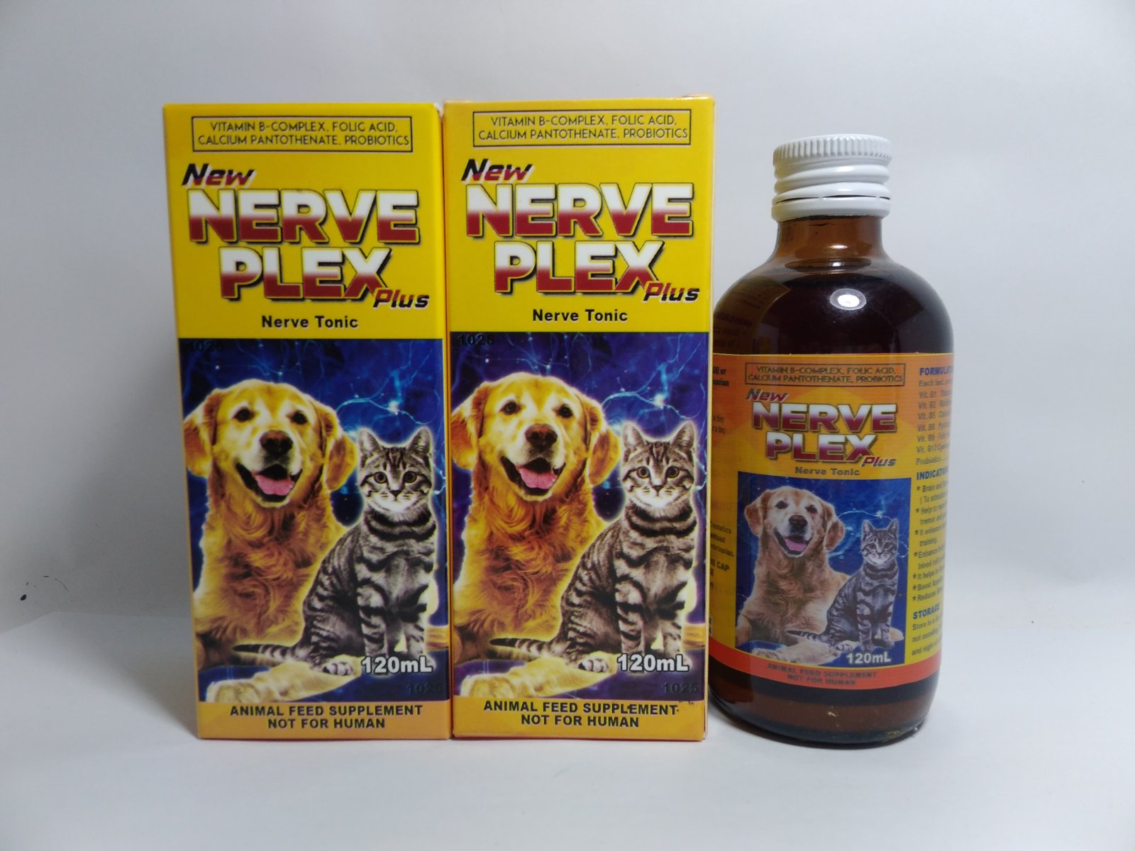 [CL REYES AGRIVET] 120ml Nerve Plex Plus Animal Feed Supplement / Brain ...