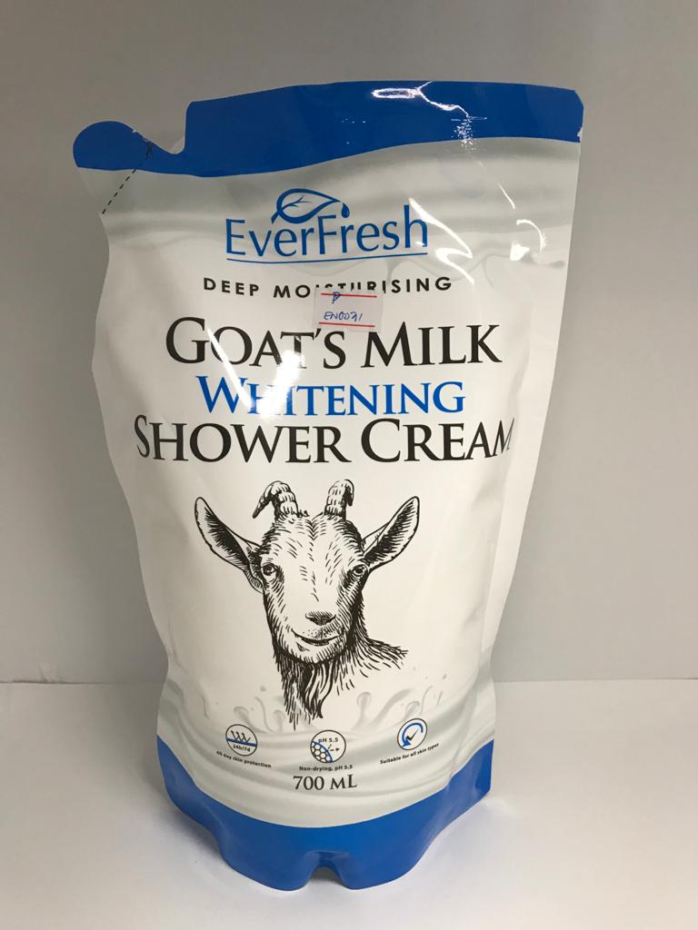 Everfresh Goat's Milk Whitening Body wash Shower cream 700ml | Lazada PH