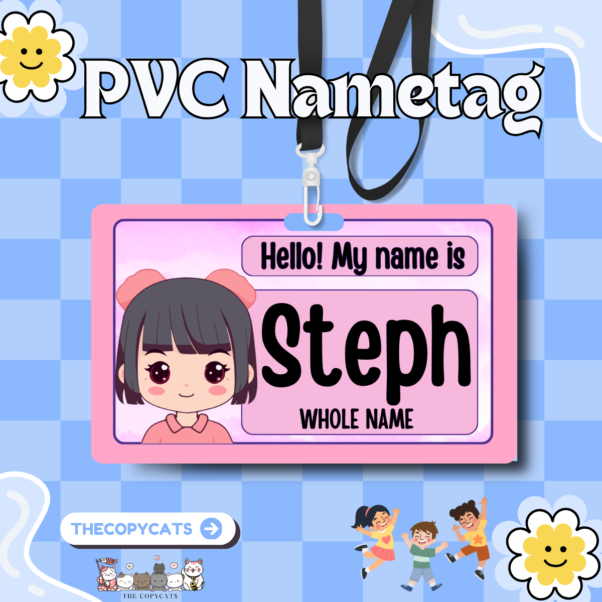 CUSTOMIZED PVC NAMETAG ATM AND BIG SIZE CUTE NAME TAG FOR KIDS BACK TO ...