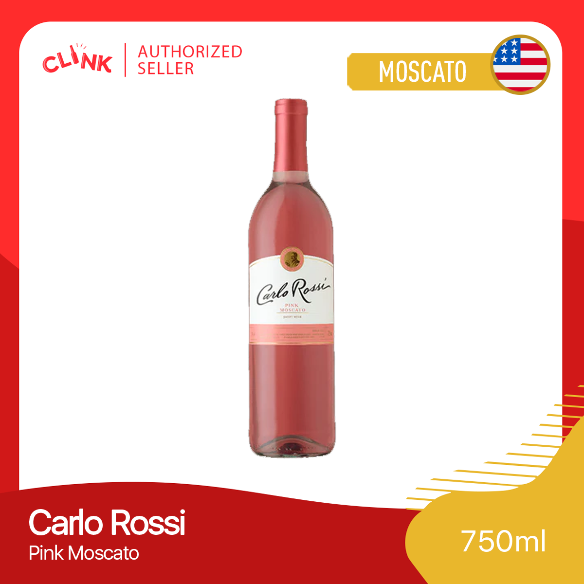 Carlo Rossi Pink Moscato 750ml | Lazada PH