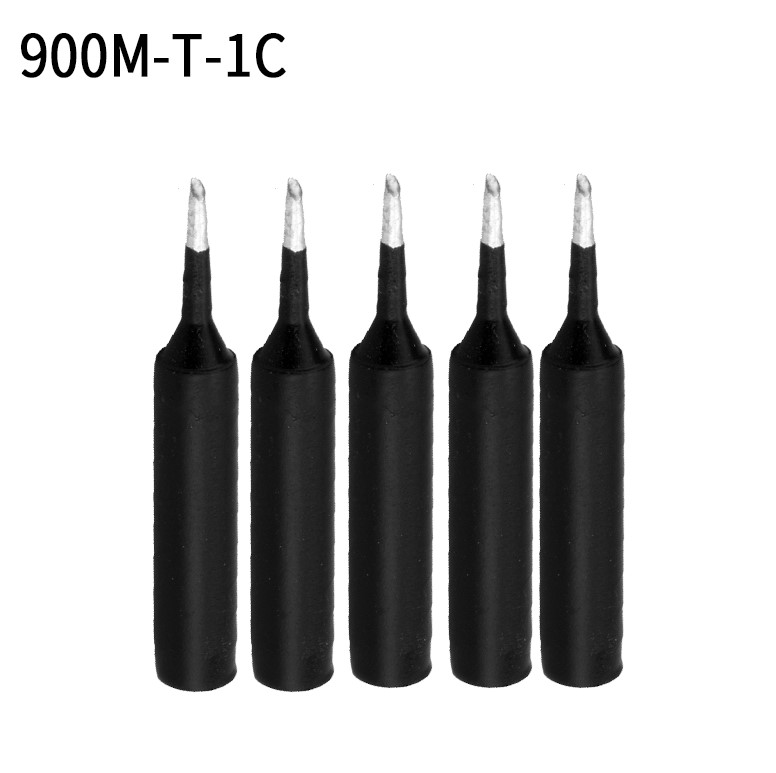 5Pcs/set 900M-T Soldering Iron Tips Metal Solder Tip Lead Free Hakko Saike 936 852d 909D for ...
