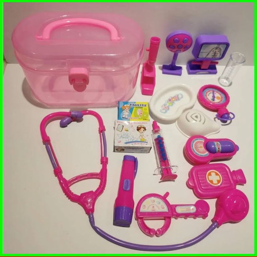 Little Doctor Kit with Toy Stethoscope and Medical Tools, Pretend Play ...