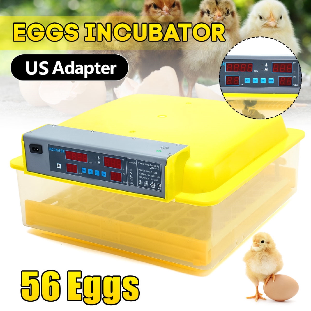 [Ready Stock] Digital Automatic 56 Eggs Turner Incubator Chicken ...