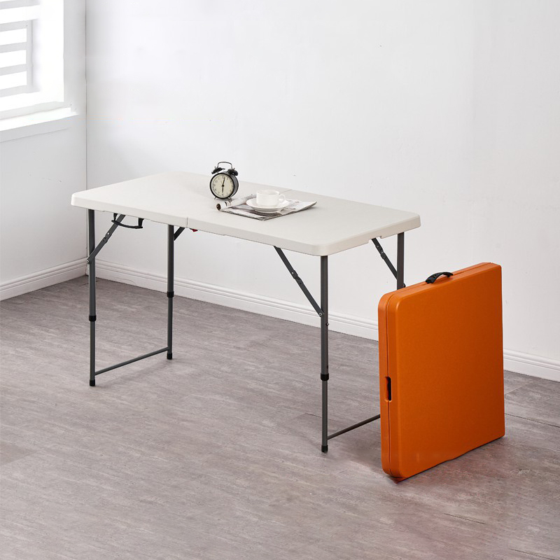 6 FT Brown folding table heavy portable computer table office dining ...