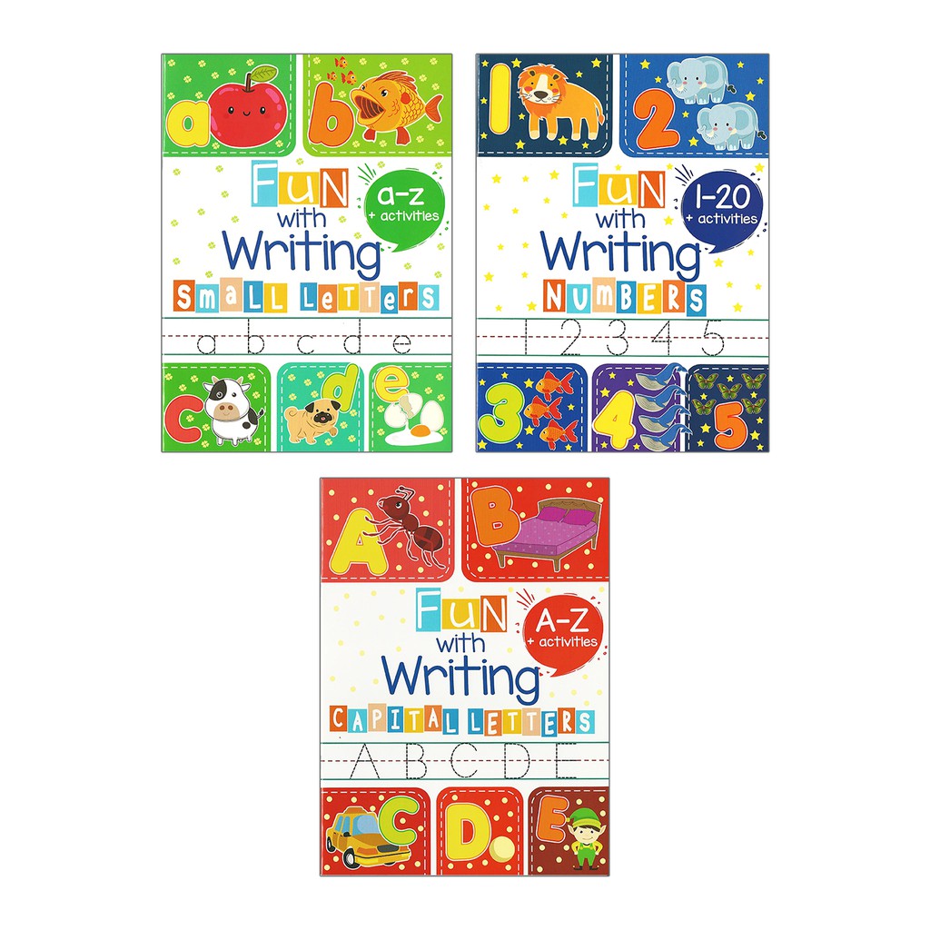 Fun with WRITING series Activity Book Early Learning Preschoolers ...