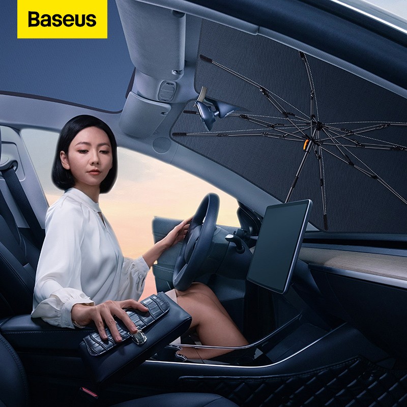 Baseus Car Sun Shade Foldable Car Sunshade Umbrella Front and Rear ...