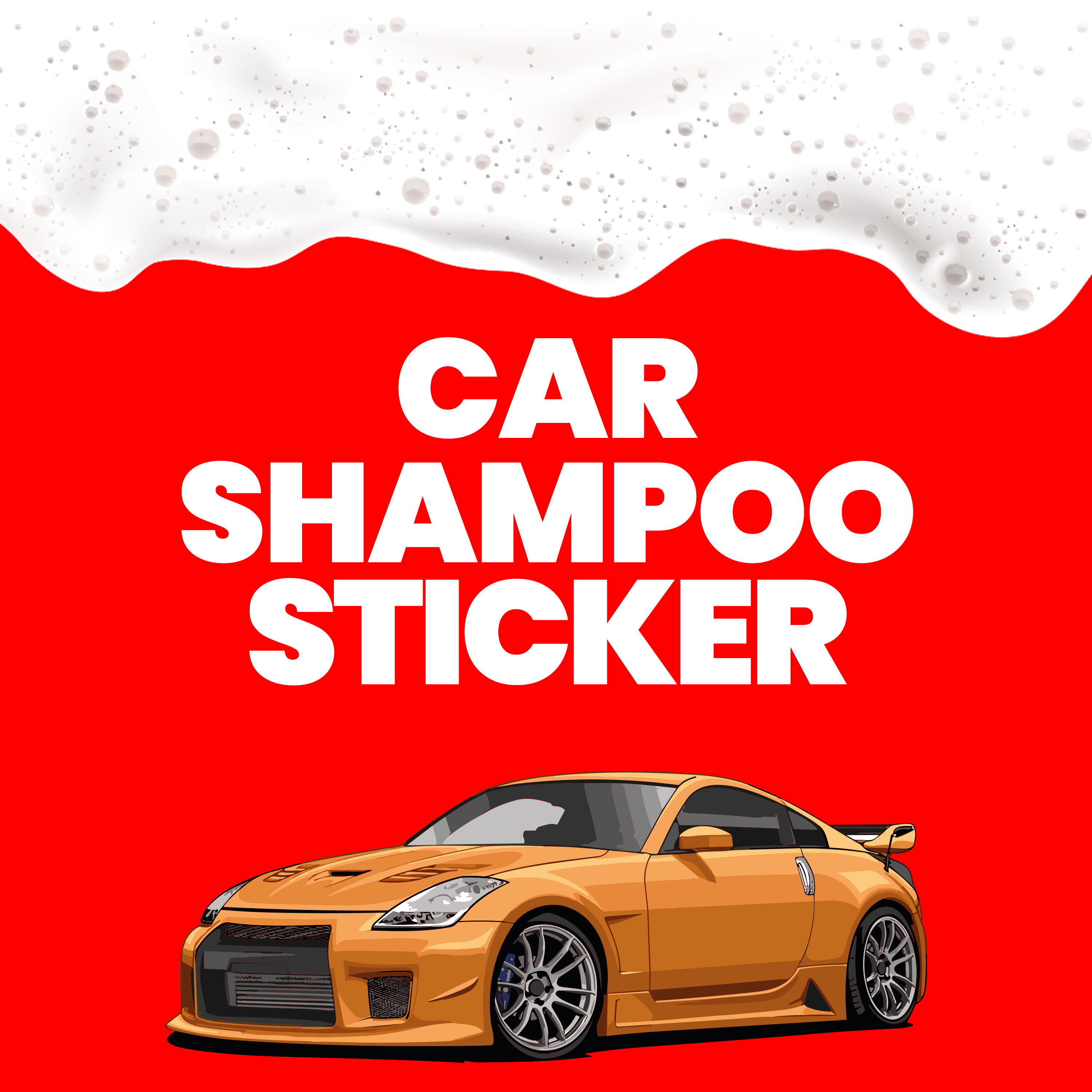 STICKER LABEL FOR CAR SHAMPOO | Lazada PH