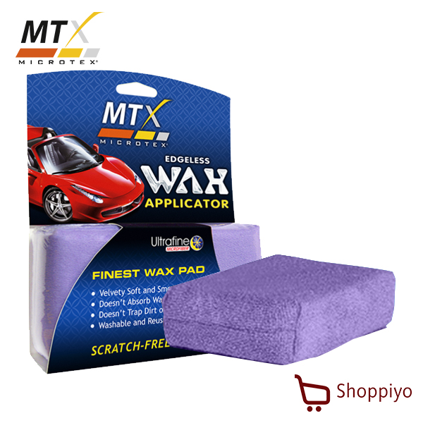 Microtex MTX Car Care Wax Applicator Suede | Lazada PH