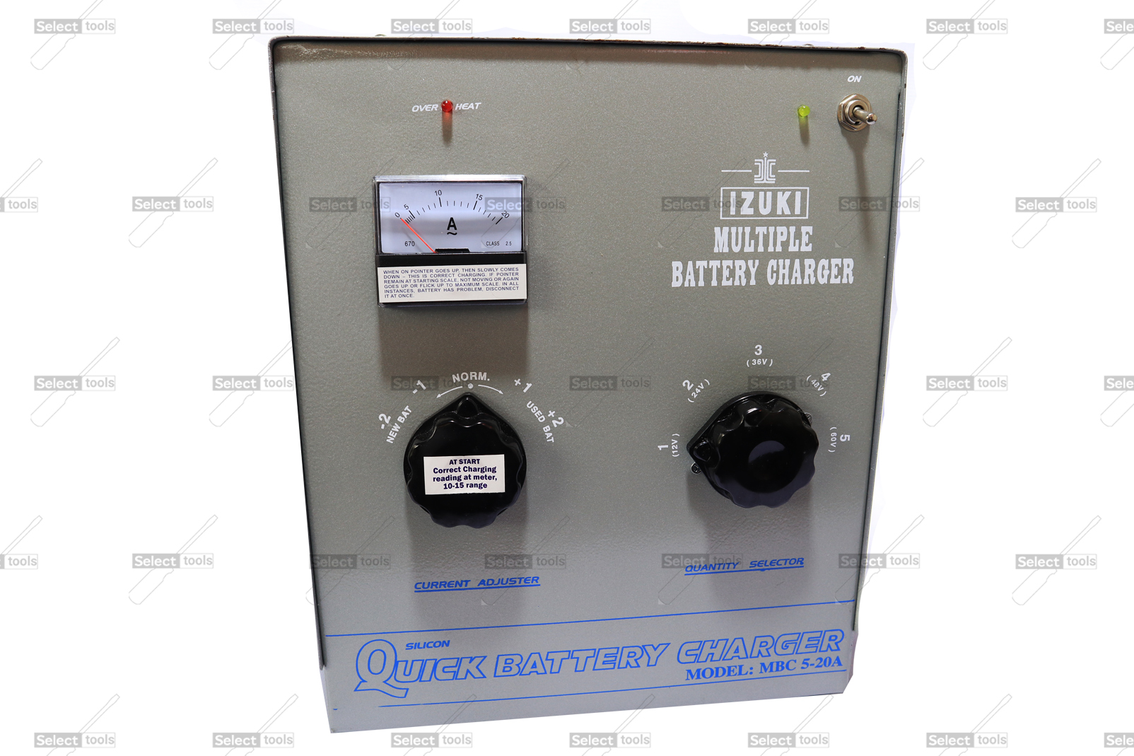 IZUKI MULTIPLE BATTERY CHARGER 5 IN 1 HEAVYDUTY QUICK BATTERY CHARGER ...