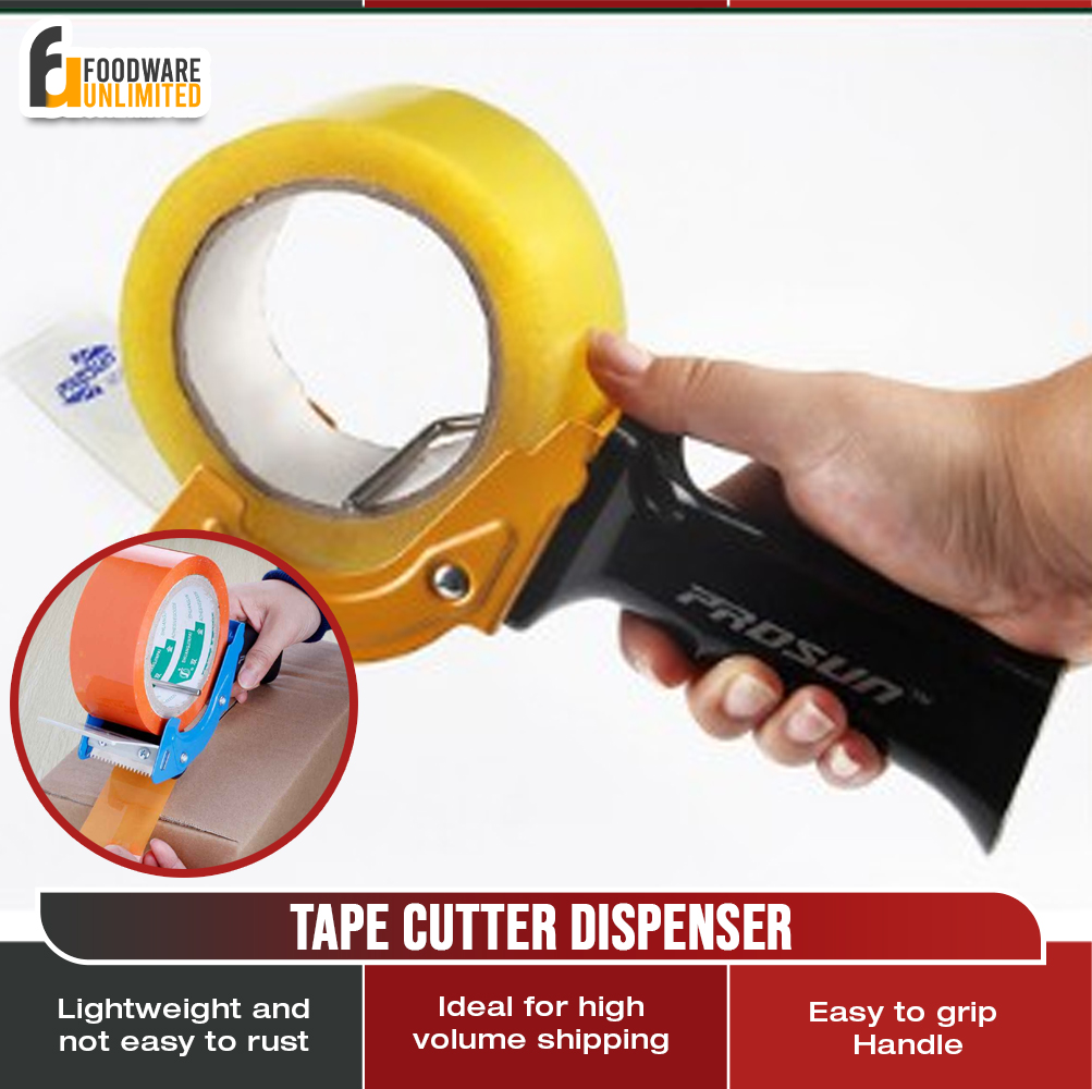 Tape Dispenser Cutter Portable Handheld Heavy Duty Sealing Tape for ...