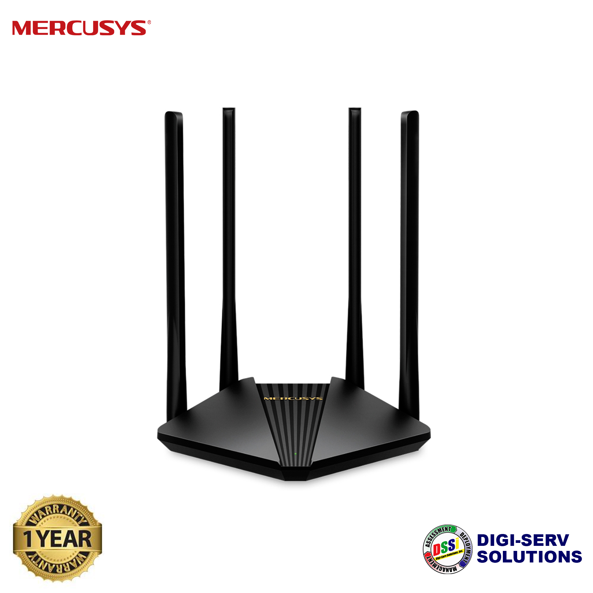 Mercusys MR30G AC1200 Wireless Dual Band Gigabit Router, 4x Gigh-Gain ...