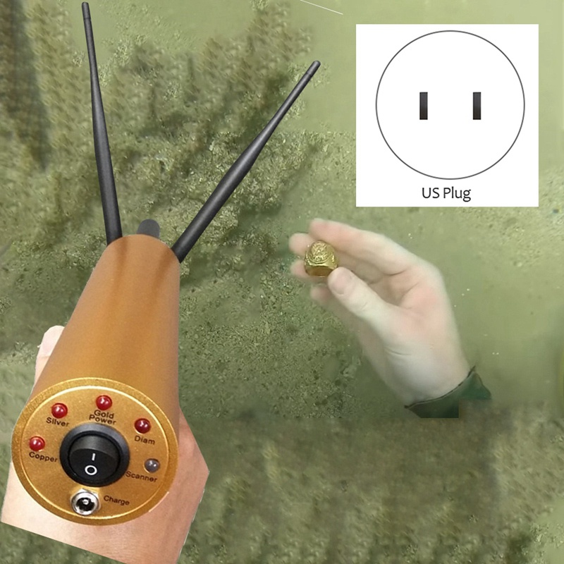 [COD]AKS 3D UnderGround Metal Detector 1200M Long Range Portable Gold ...