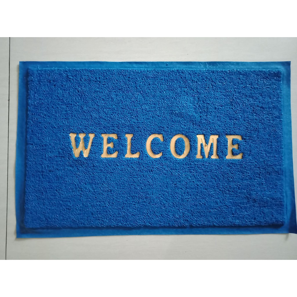 aK*COD [#241] Welcome Floor Mat Heavy Duty Synthetic Wool Entrance ...