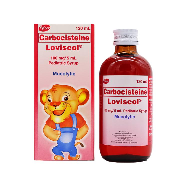 Loviscol Pediatric 100 mg / 5 ml 120 ml Syrup | Lazada PH