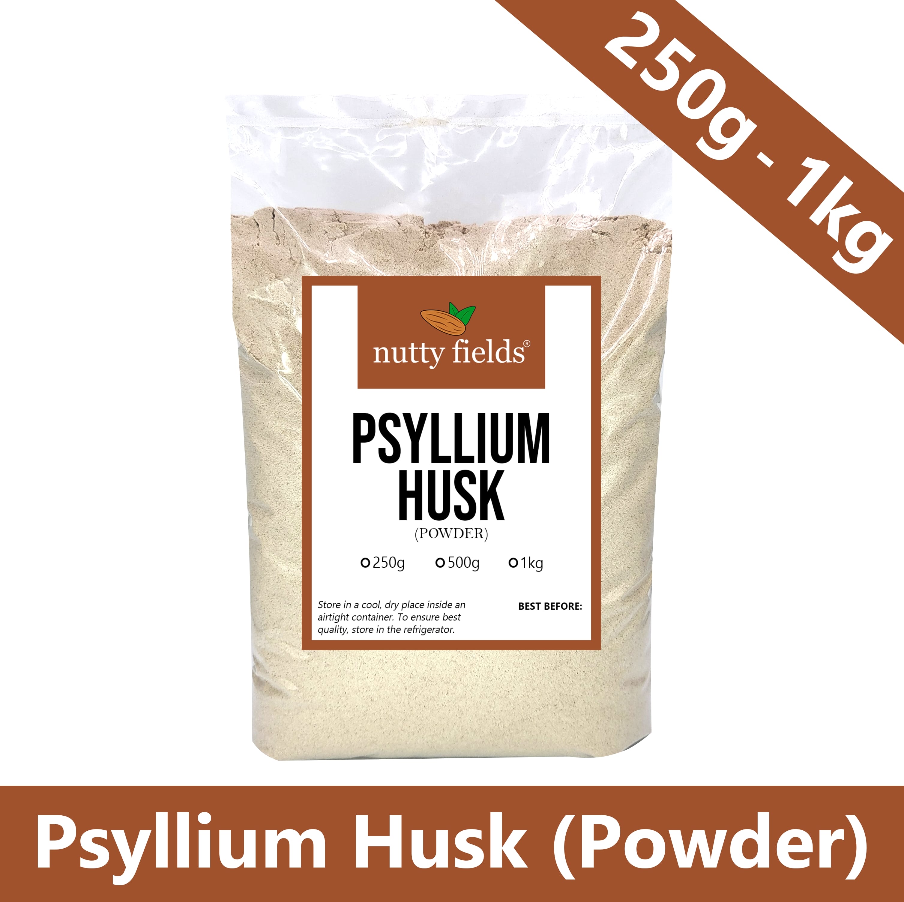 Psyllium Husk (250g - 1kg) by Nutty Farm | Lazada PH