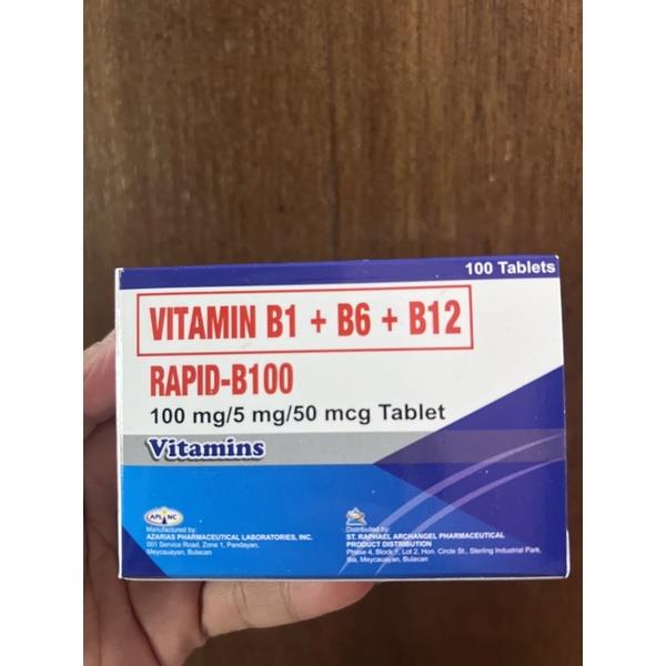 VITAMIN B COMPLEX NERVITA NERVGEN 100 TABLETS | Lazada PH