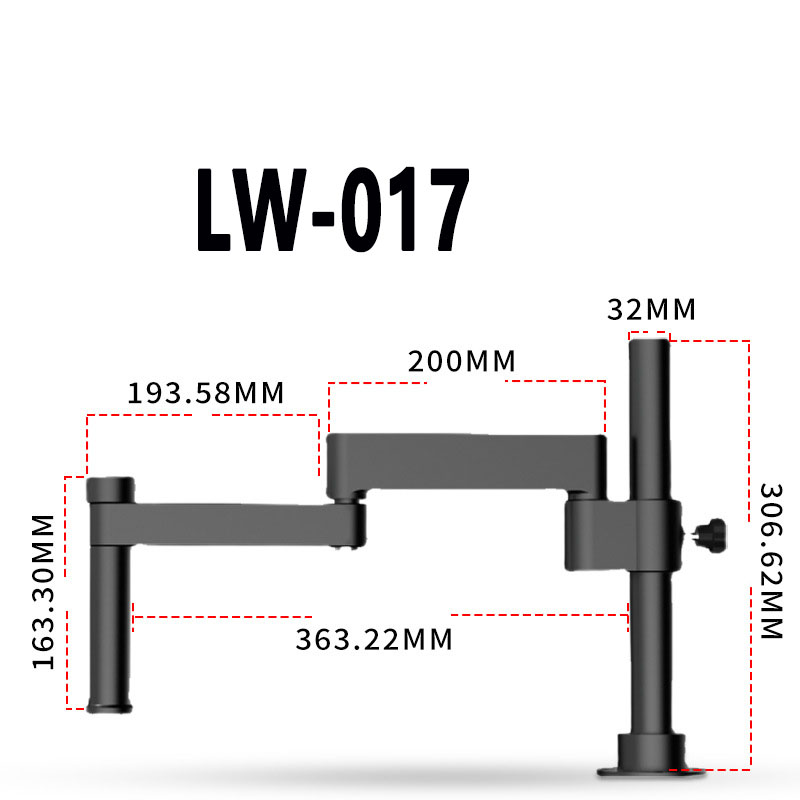 Microscope swing arm LW-017 universal telescopic folding 360° lifting ...