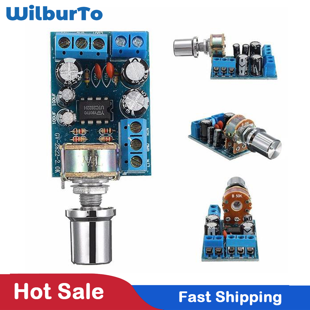 TDA2822 TDA2822M Mini 2.0 Channel 2x1W Stereo Audio Power Amplifier ...