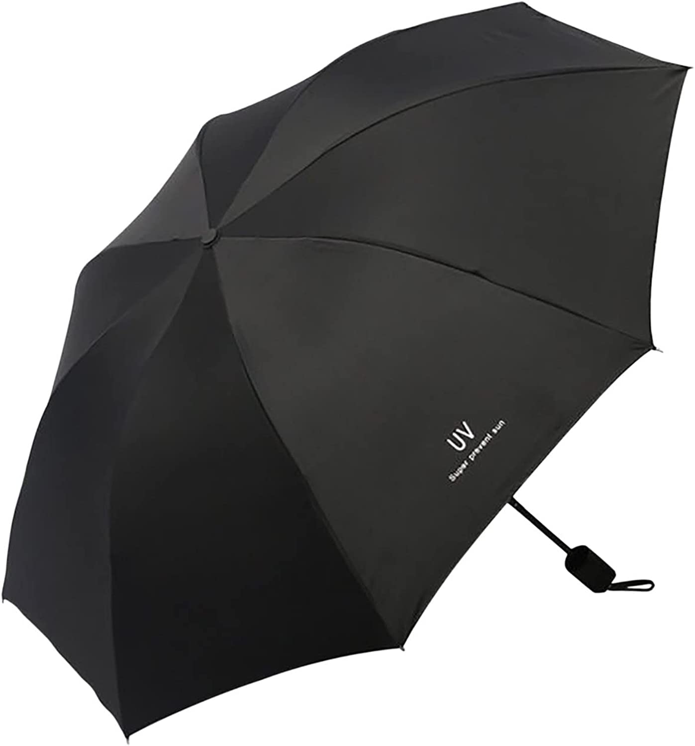 Three-Fold UV Umbrella Black Glue Sunscreen Sunshade Umbrella Folding ...