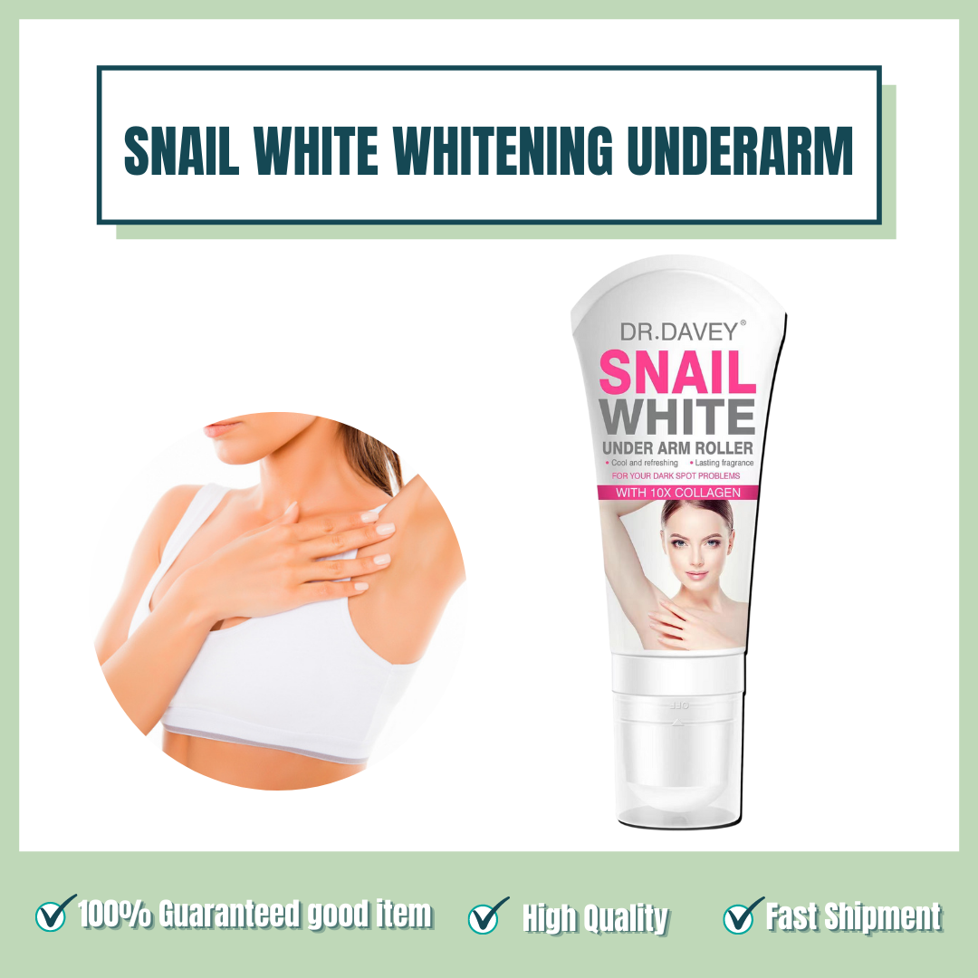 [ HIGH QUALITY ] Snail White Antiperspirant Refreshing Deodorant Dr. Davey Snail White Underarm ...