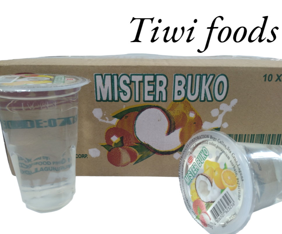 Tiwi Mister Buko 1x10 cups 200 ml | Lazada PH