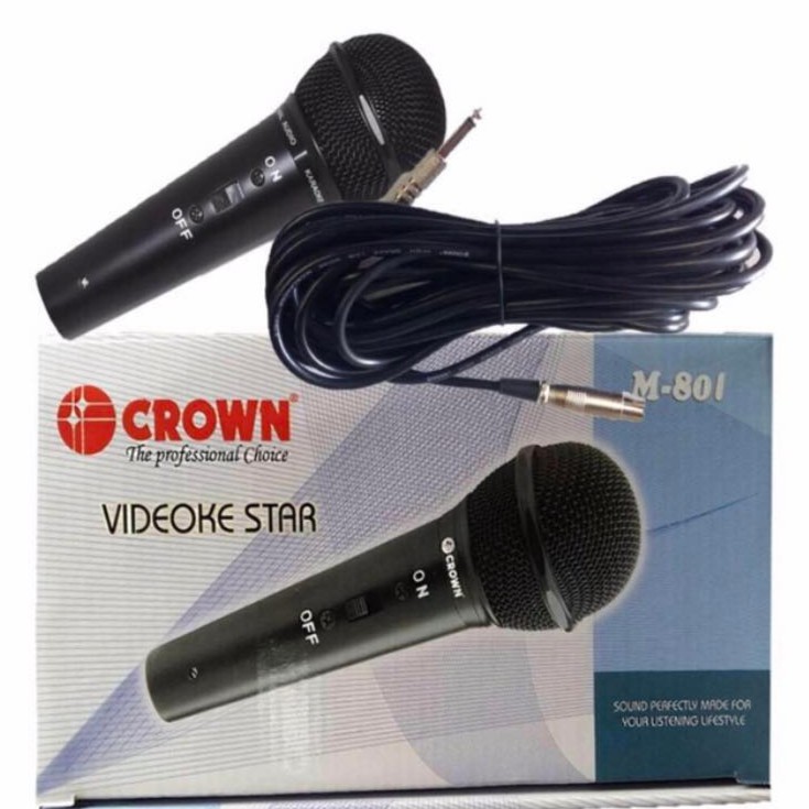 crown dynamic microphone model: m-801n24 | Lazada PH