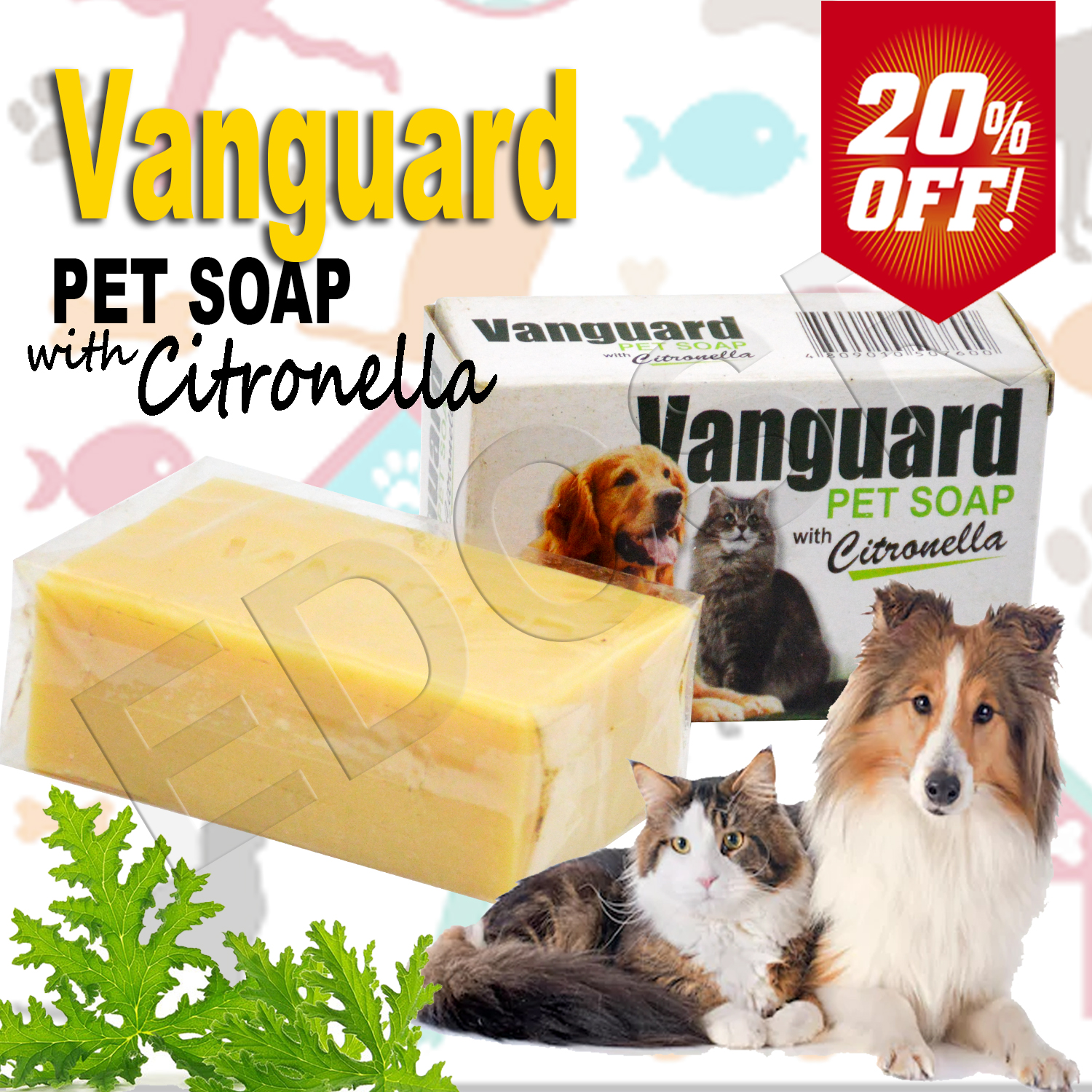 Vanguard Tick and Flea Soap with Citronella for Dogs and Cats | Lazada PH