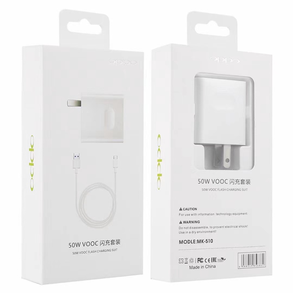 Original OPPO phone charger 50W VOOC Fast Charger 2.4A 5v 9V android ...