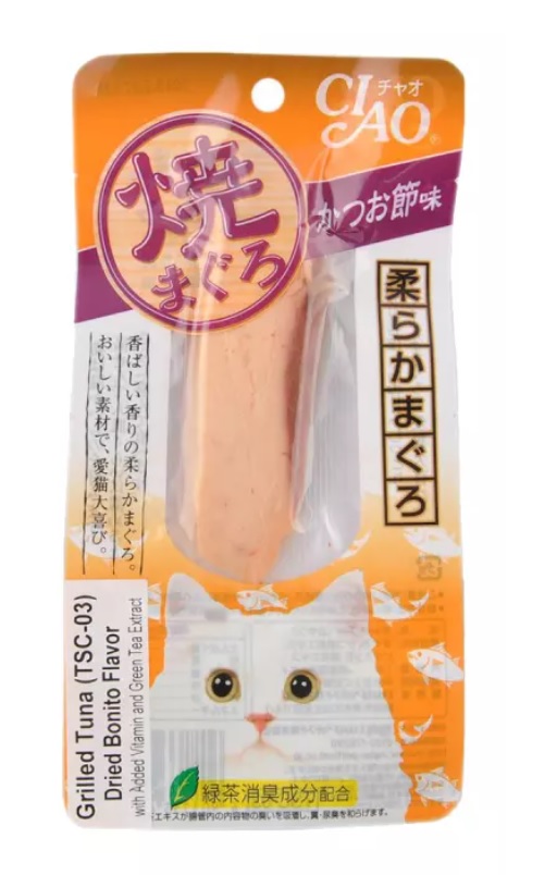 Ciao Grilled Tuna Dried Bonito Cat Treats 20g (TSC-03) | Lazada PH