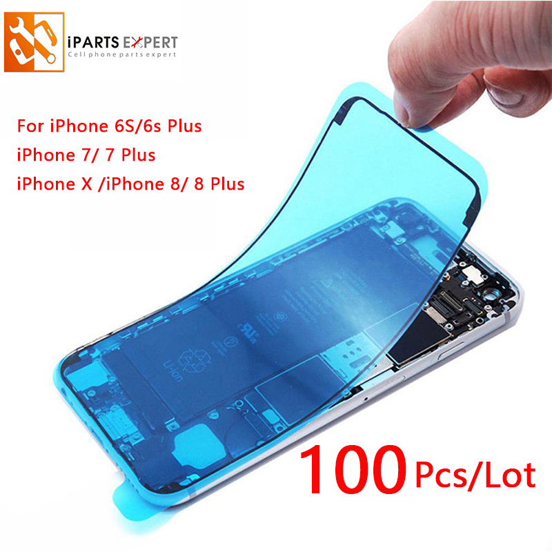 IPARTSEXPERT 100Pcs/Lot Waterproof Adhesive Sticker for iPhone Frame ...