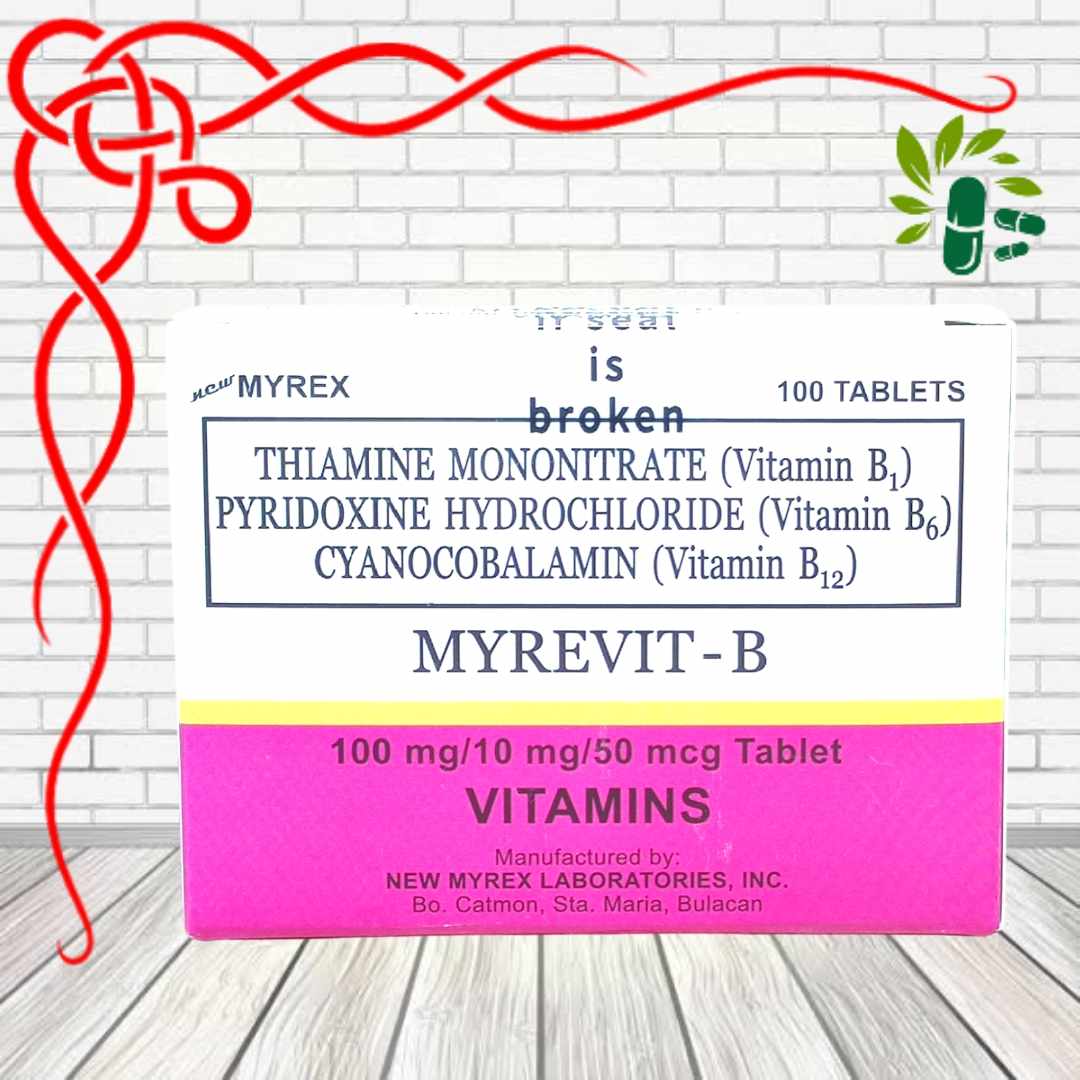 MYREVIT - B (Vitamin B complex) 100 Tablets | Lazada PH