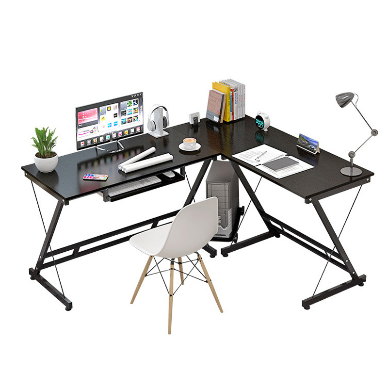 Finelife Minimalist Executive Corner Computer Table (L Shaped Table ...