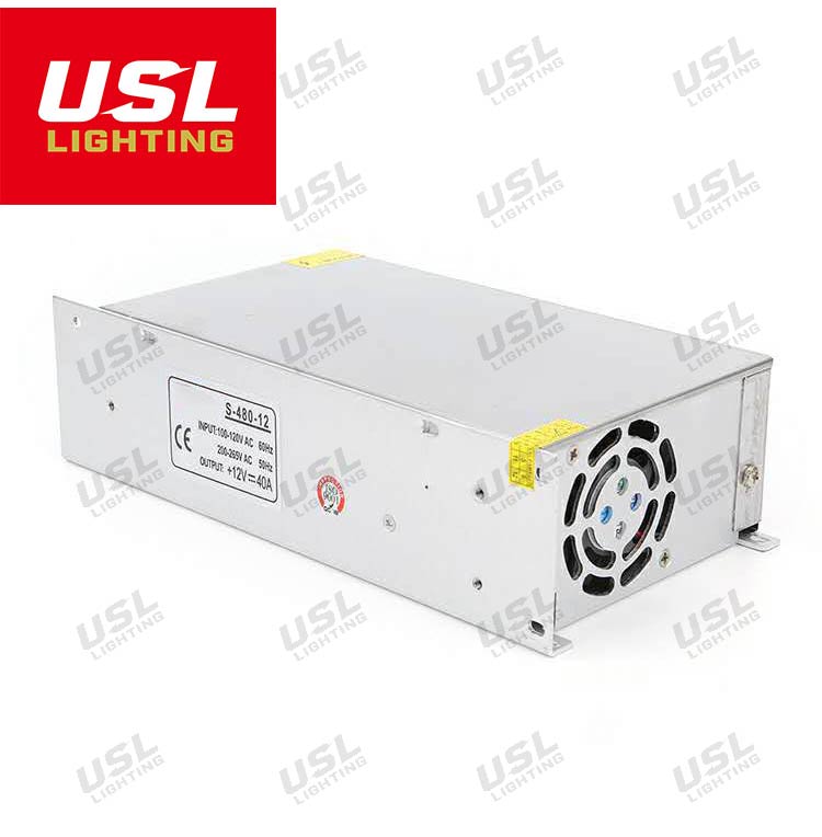 [USL] Indoor Power Supply DC12V 40A for led sign signage cctv pisonet ...