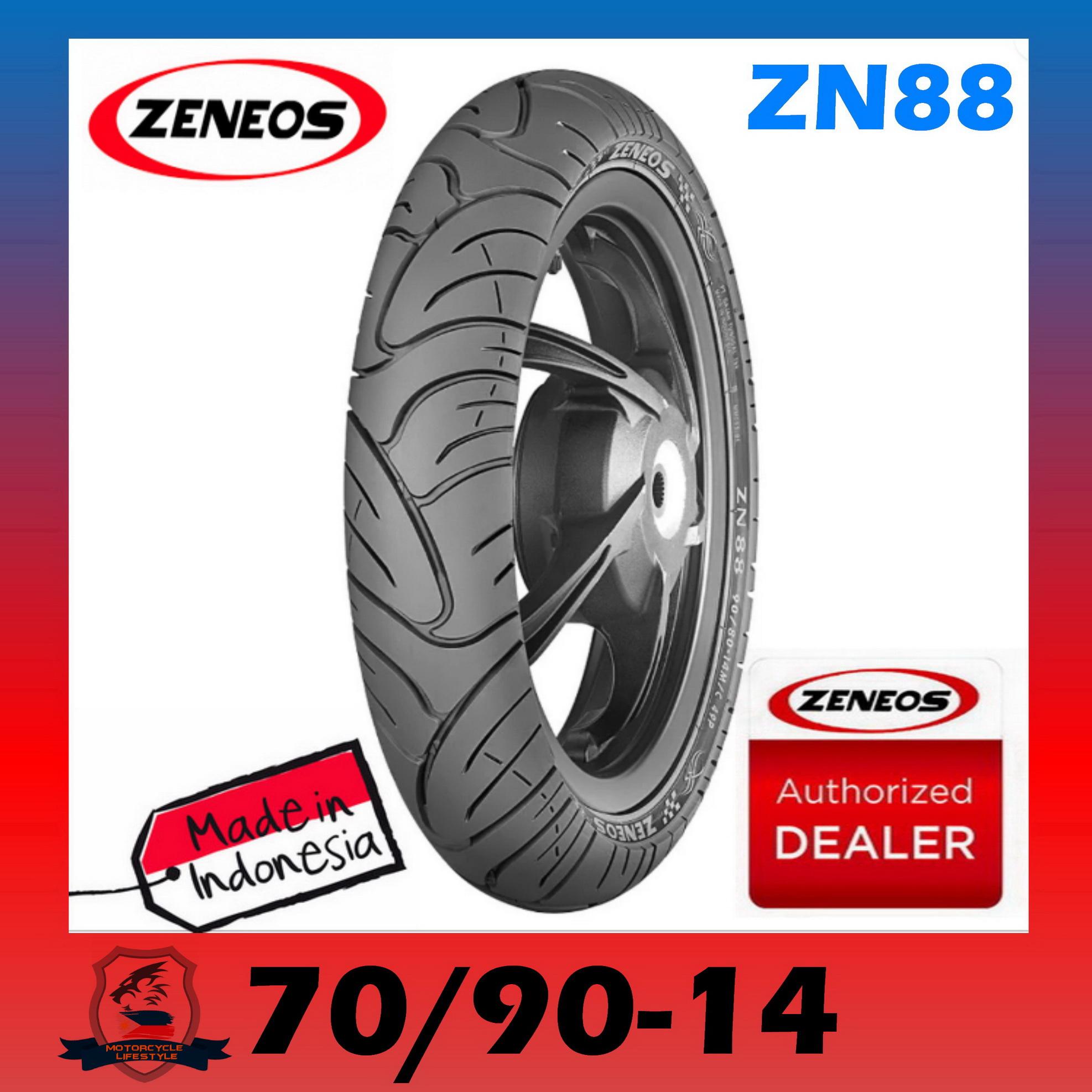 Zeneos ZN88 70/90 R14 Motorcycle Tire Tubeless | Lazada PH