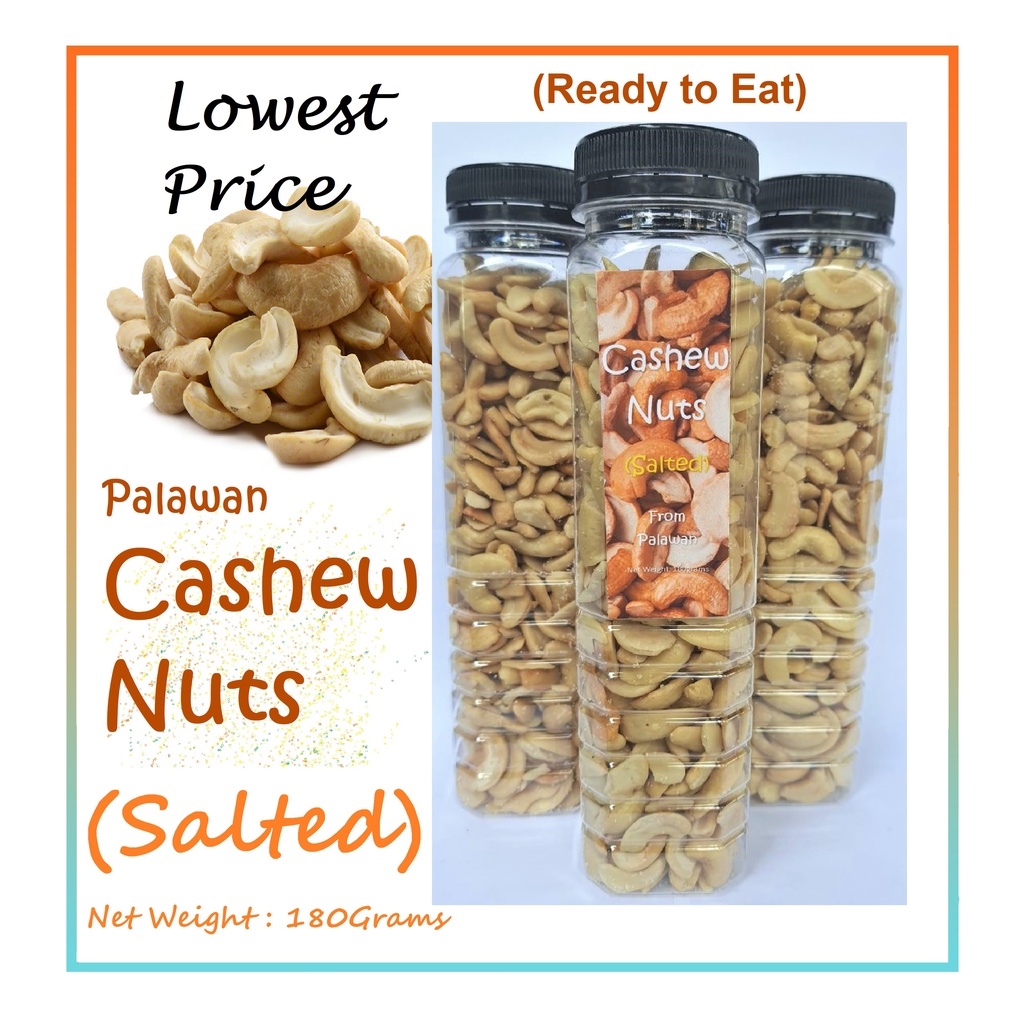 RAW SPLIT CASHEW NUTS / KASOY HILAW (PALAWAN) 1KG 500GRAMS READY TO EAT ...