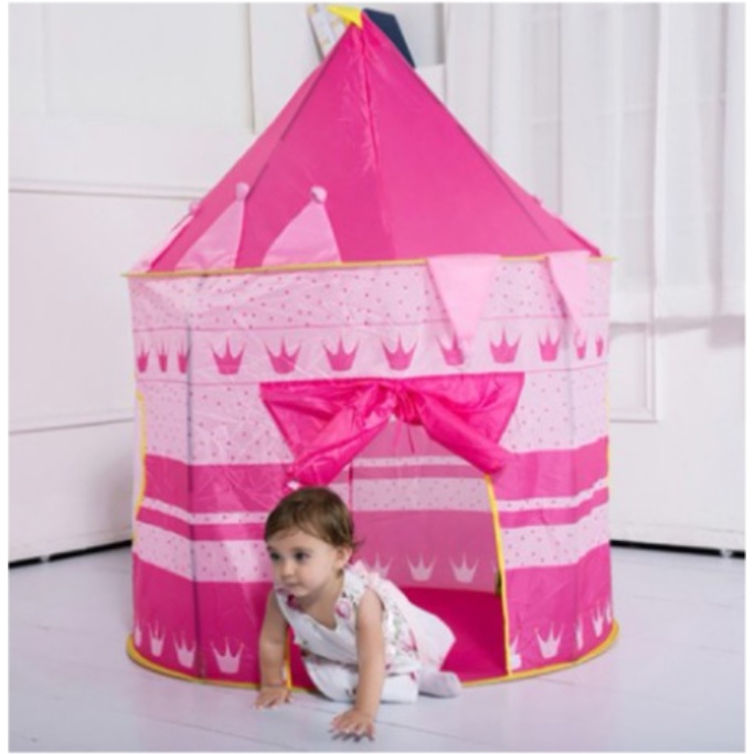 Portable Folding Home Camping Kids Tent Castle Cubby House Children ...