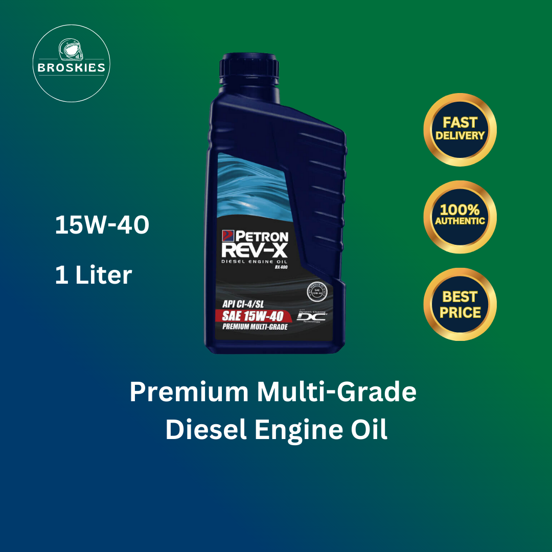 Petron Rev-X RX400 Premium Multi-Grade Diesel Engine Oil SAE 15W-40 (1 ...