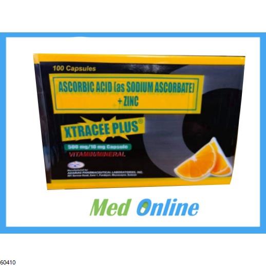 XTRACEE PLUS - SODIUM ASCORBATE WITH ZINC 100pcsbox VITAMINS C | Lazada PH