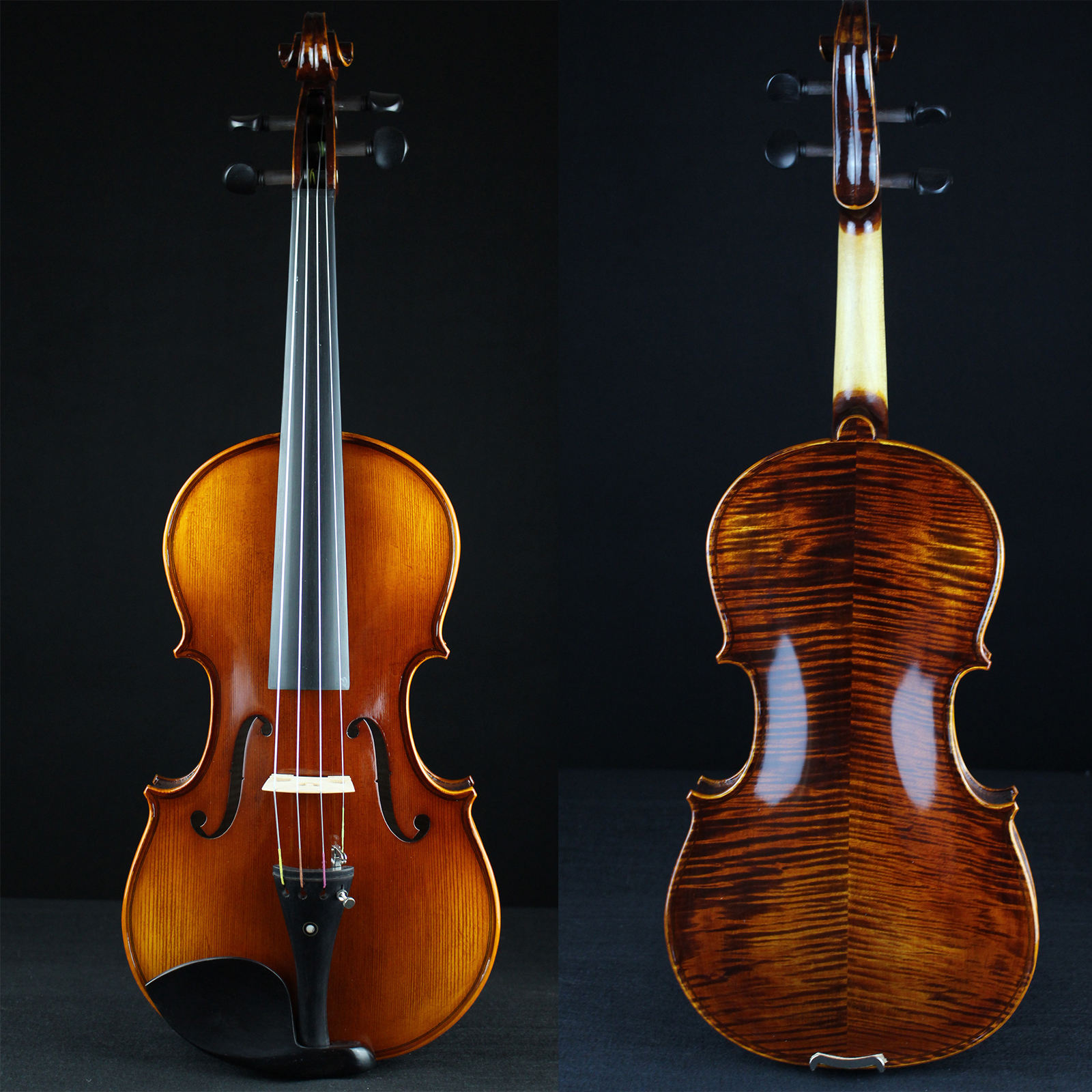 Viola 15"-16" Good Flamed Viola 15 15.5 16 inch Viola Strong Tone ...